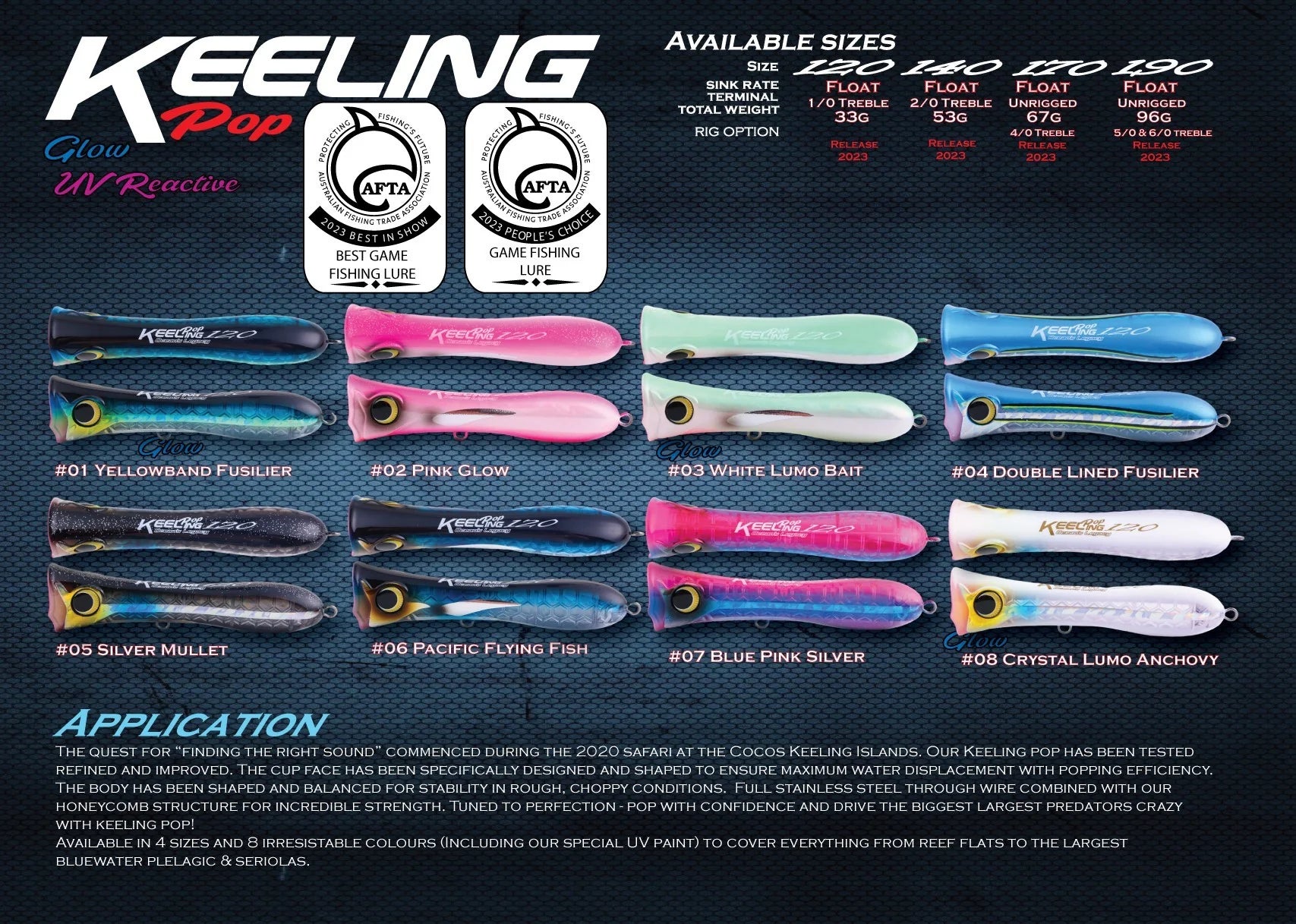 Ocean's Legacy Keeling Pop – Capitol Fishing Tackle Company